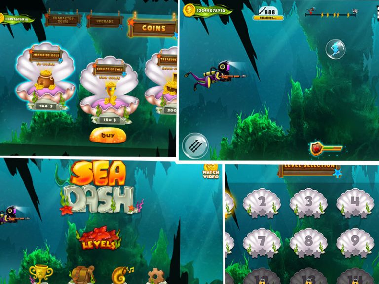 Sea Dash | Underwater Survival Game | Juego Studios