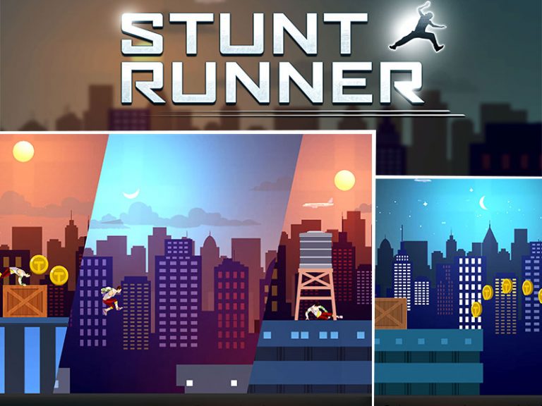 Stunt Runner Game | Tap to Jump gaps and collect coins - Juego Studios