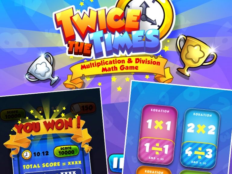 Educational Math Game | Twice the Times Game - Juego Studios