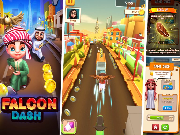 FALCON DASH | Endless Runner Game | Juego Studios