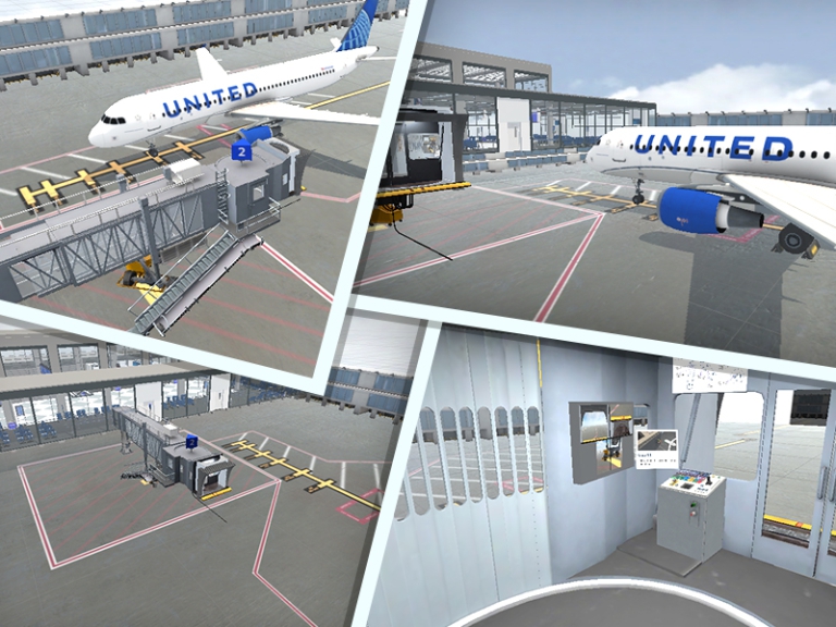 United Jet Bridge Operator | VR Training Simulation App