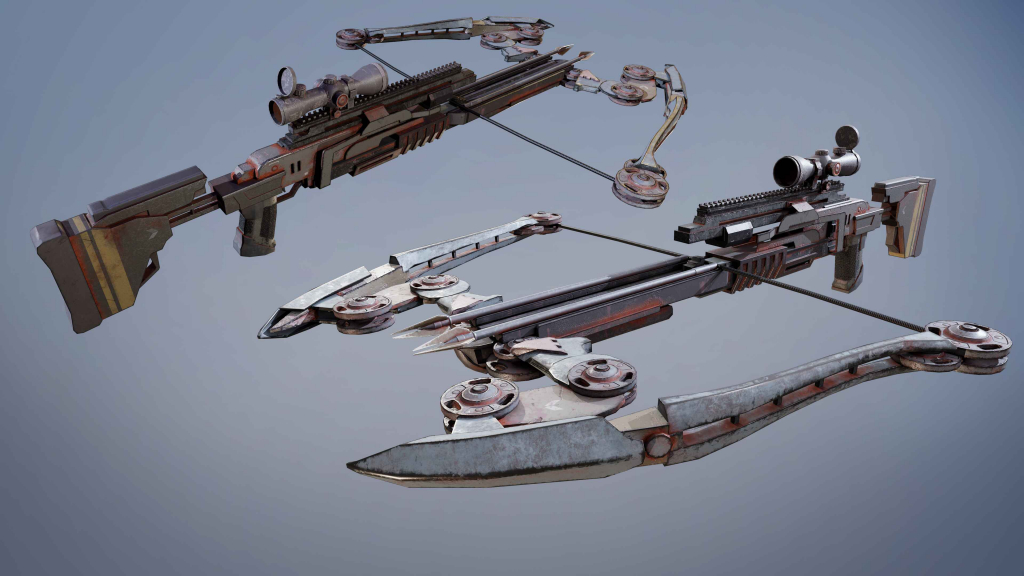 High-Quality 3D Weapons | Juego Studios Art Portfolio