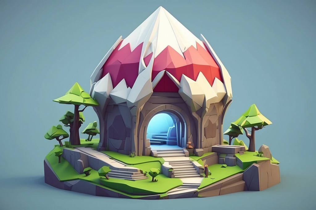 Low Poly 3D modeling for game assets - Juego Studio
